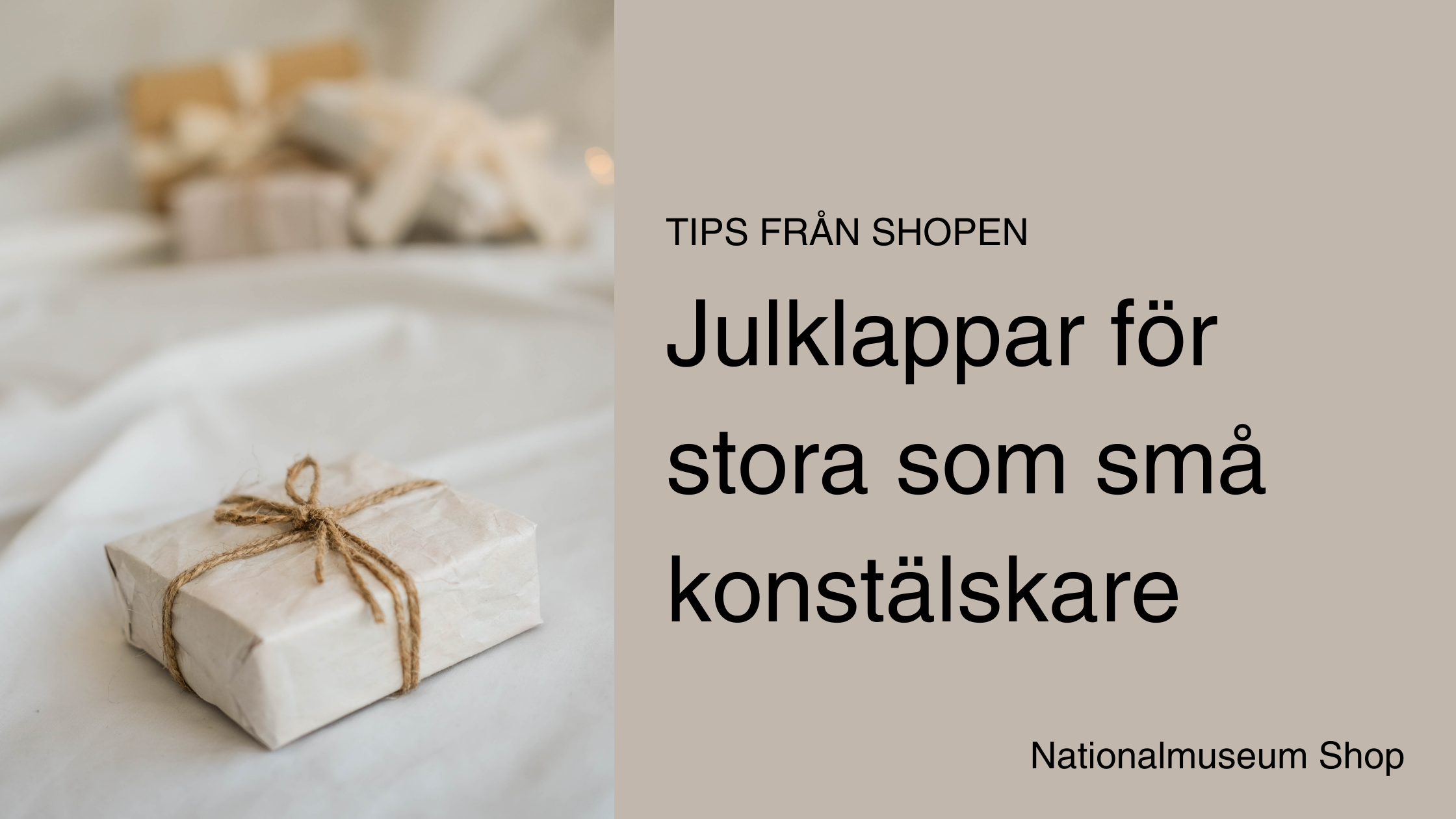 Shopen tipsar – Julklappar för stora som små – Nationalmuseum Shop